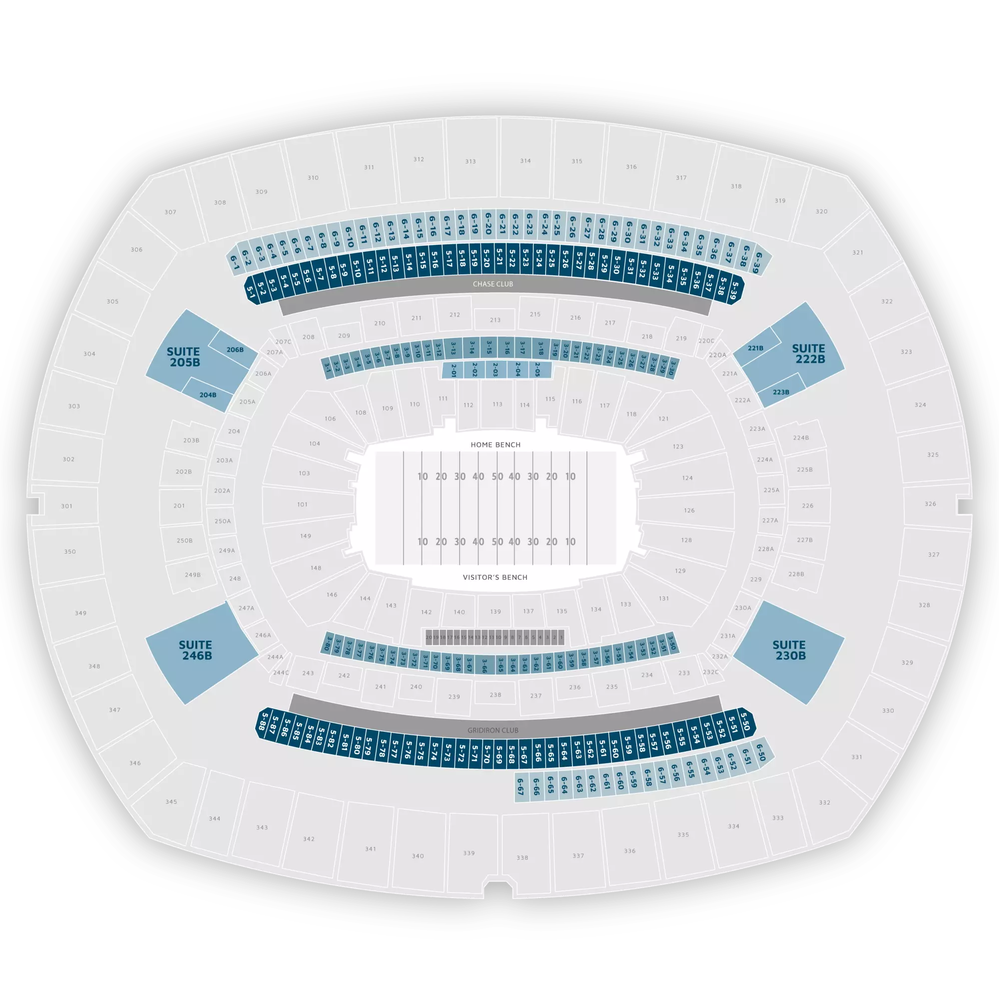 New York Giants Stadium Seating Chart